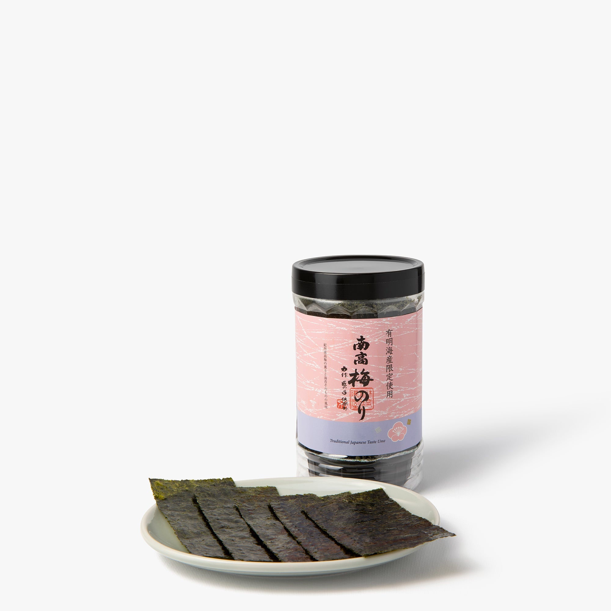 Nori seaweed snacks with plum nanko ume 40 leaves ⋅ Isoya ⋅ 105g - iRASSHAi
