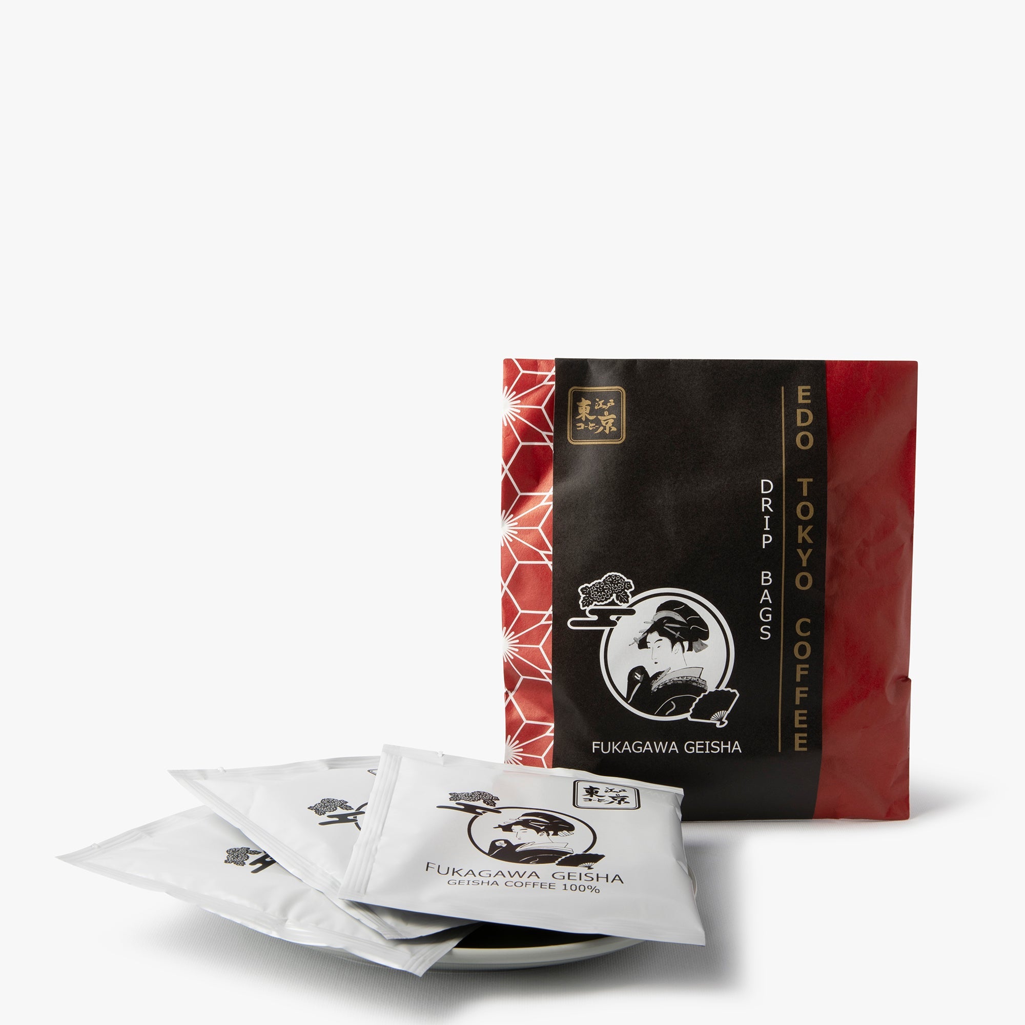 Cafe drip Fukagawa Geisha 3 sachets ⋅ Cafe pico ⋅ 30g - iRASSHAi